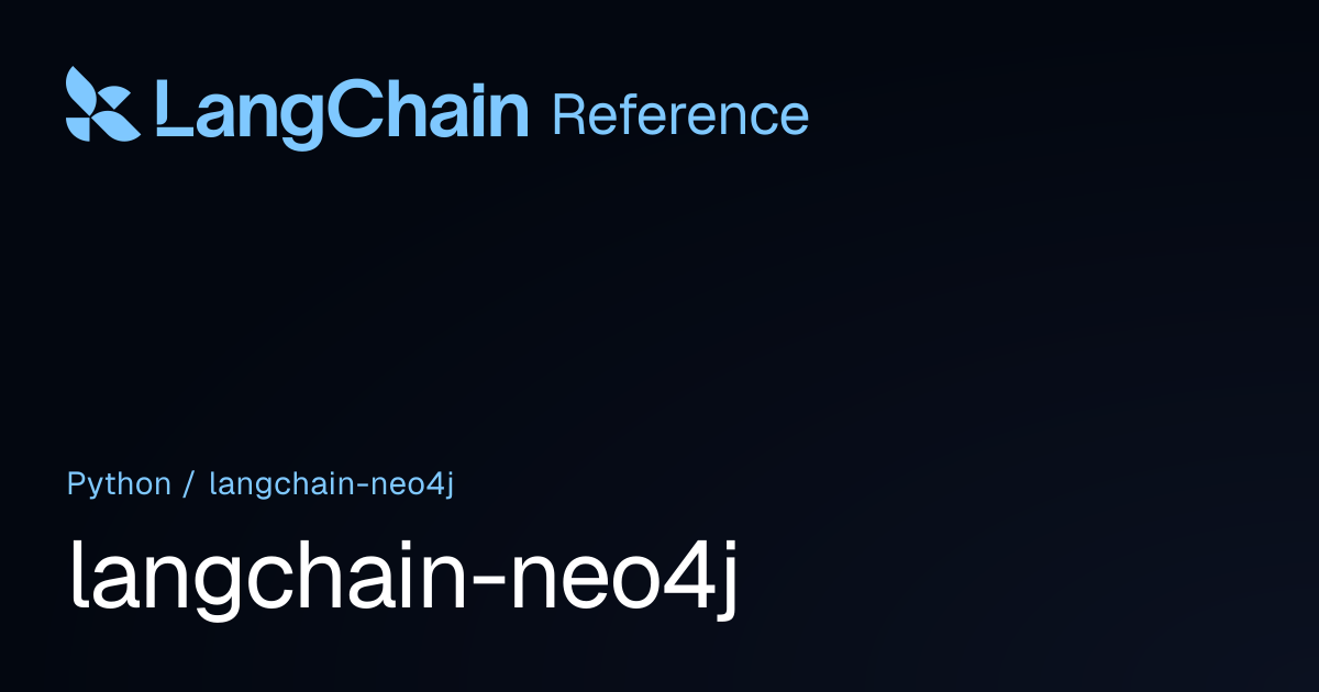 langchain_neo4j | LangChain Reference